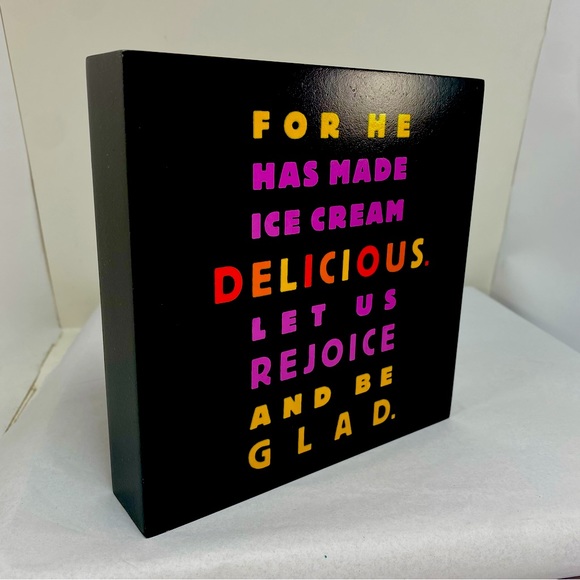 Hallmark | Wall Decor | Hallmark Wall Art Ice Cream Sentiment | Poshmark